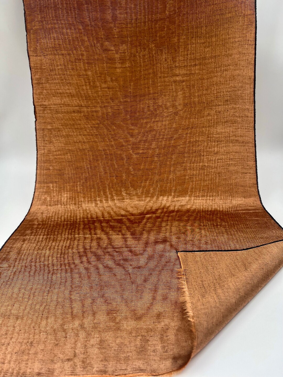 Copper Colour Silk Moire Fabric Headboard Ottoman or - Etsy