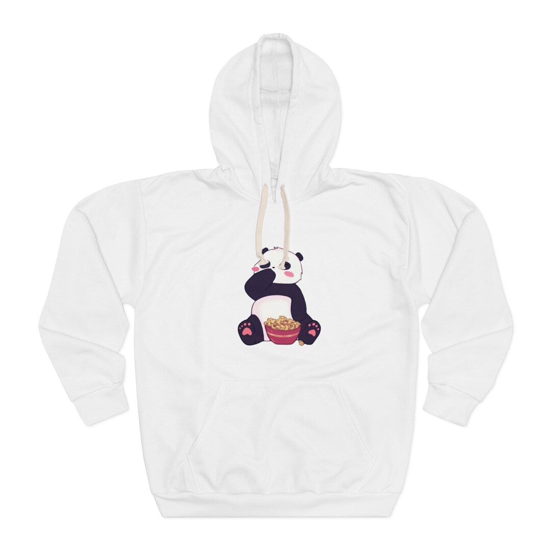 Panda Pullover Hoodie, Cute Asian Design - Unisex Sweatshirt Jumper ...