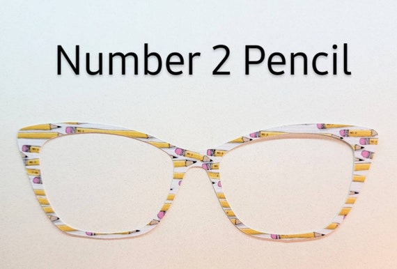 Number 2 Pencil Fun Little Handdrawn Pencils - Etsy