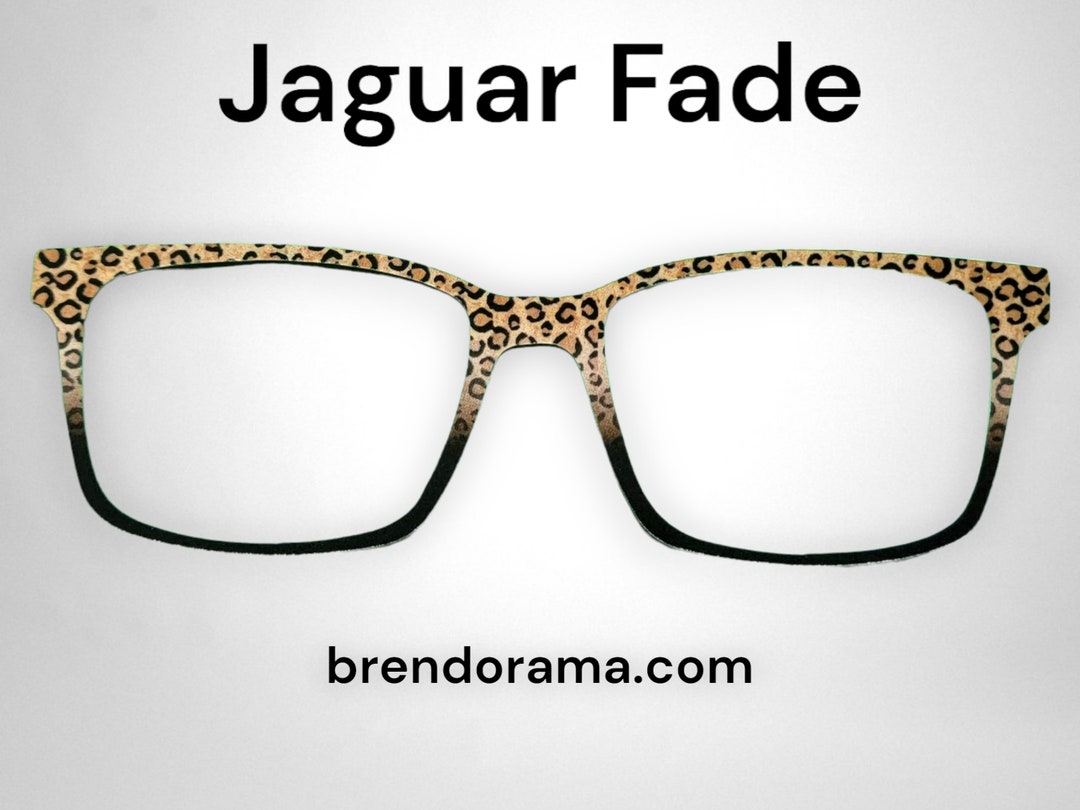 Jaguar Fade - Classic Animal Print Over a Blackish-brown Split - Etsy