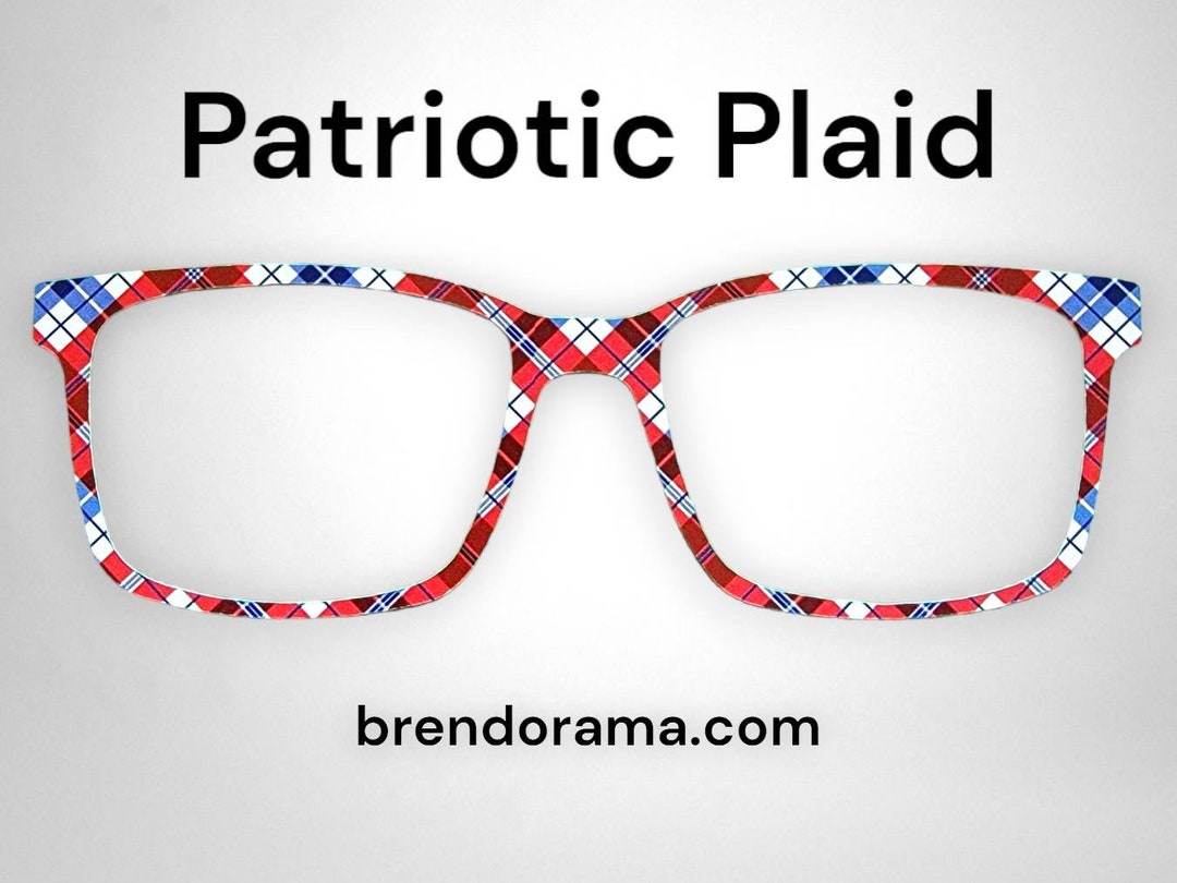 Patriotic Plaid - the Perfect Addition to Any Summer Outfit - Etsy