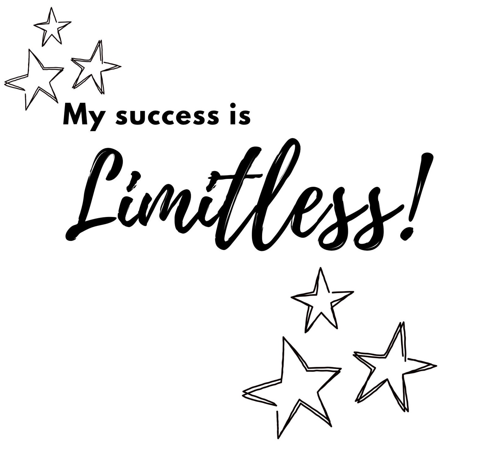 My Success is Limitless Svg, Positive Quotes Svg, Motivational Quote ...