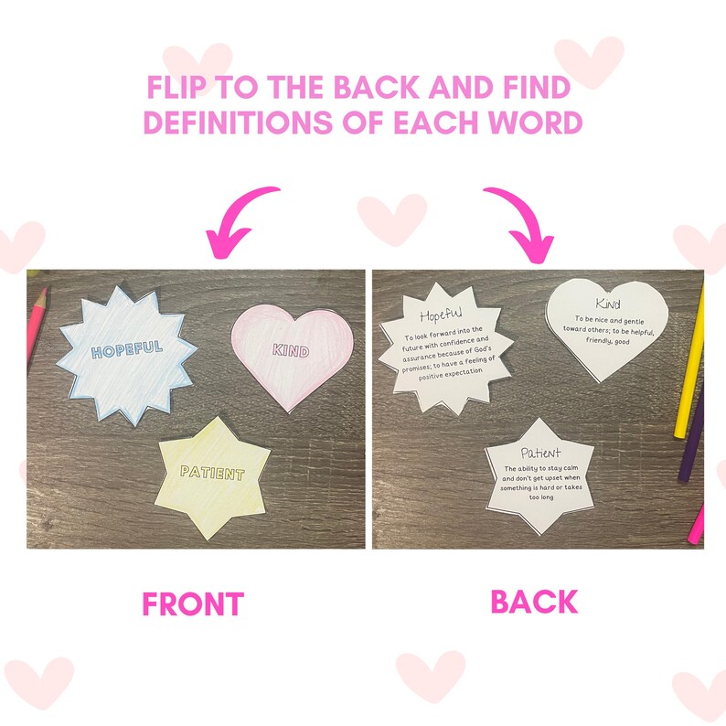 Christian Valentines Day Heart Cookie Craft Bible Lesson 1 Corinthians ...