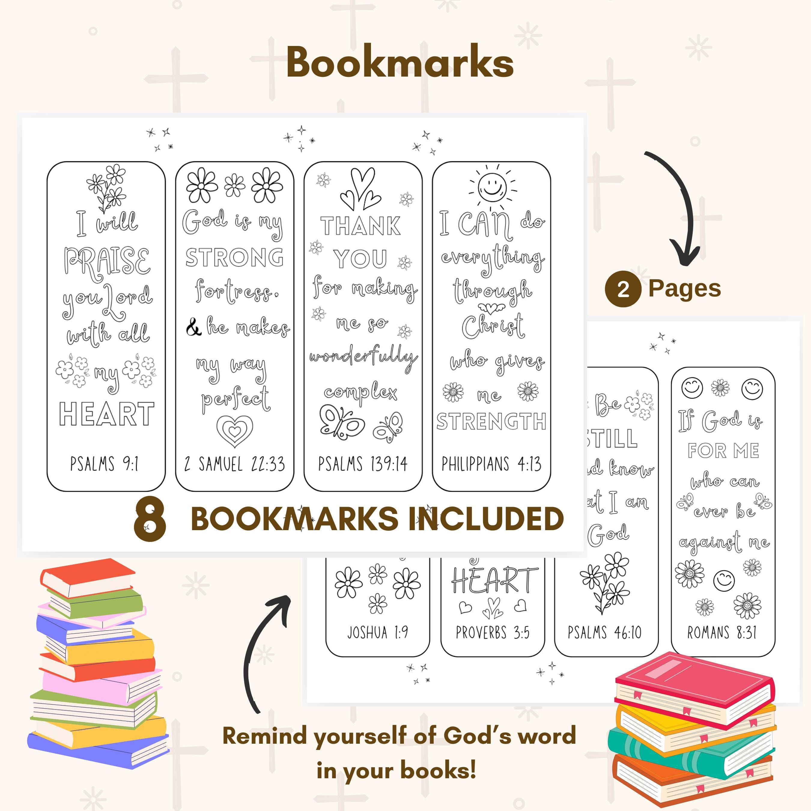 Prayer Chain Activity Craft for Kids, Christian Coloring, Valentines ...