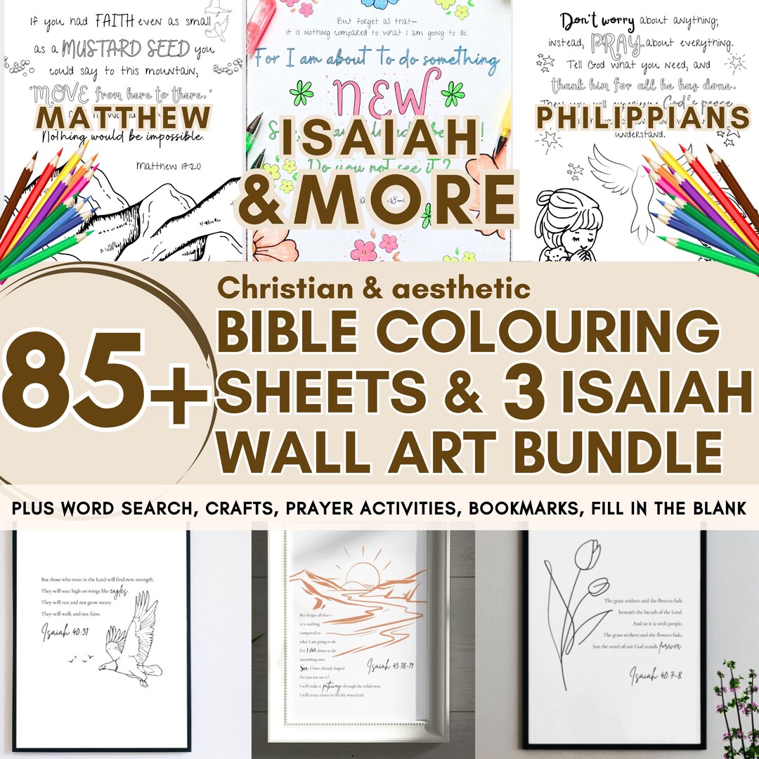 Bible Study Printable Sunday School Activity Christian Kid Activity ...