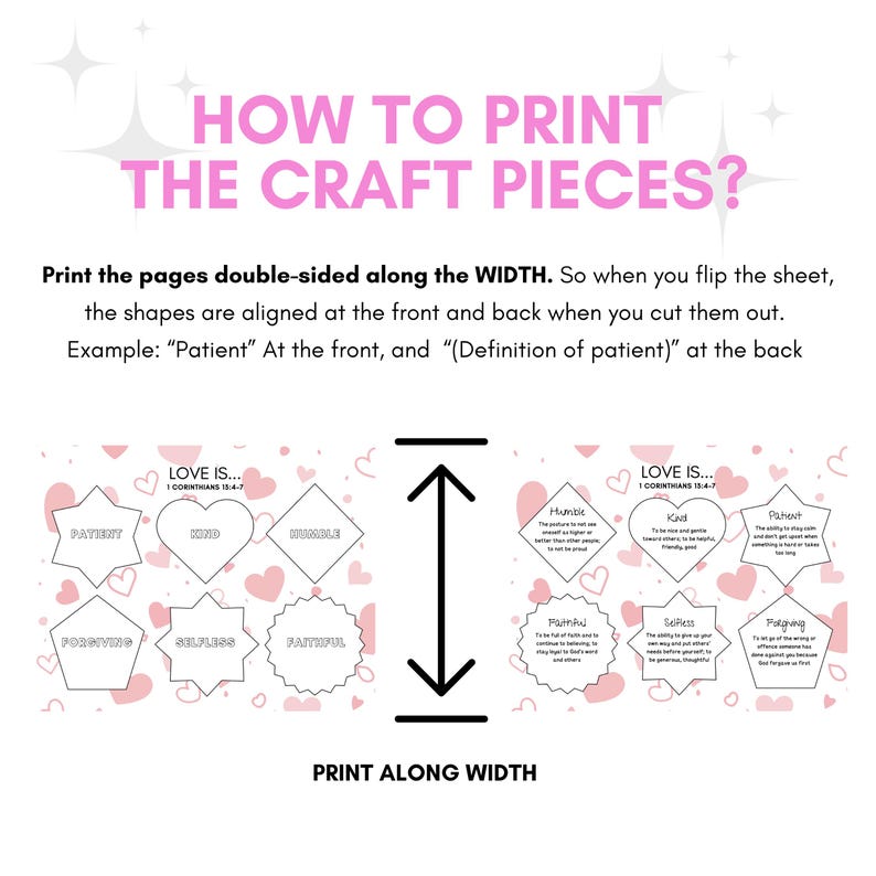 Christian Valentines Day Heart Cookie Craft Bible Lesson 1 Corinthians ...