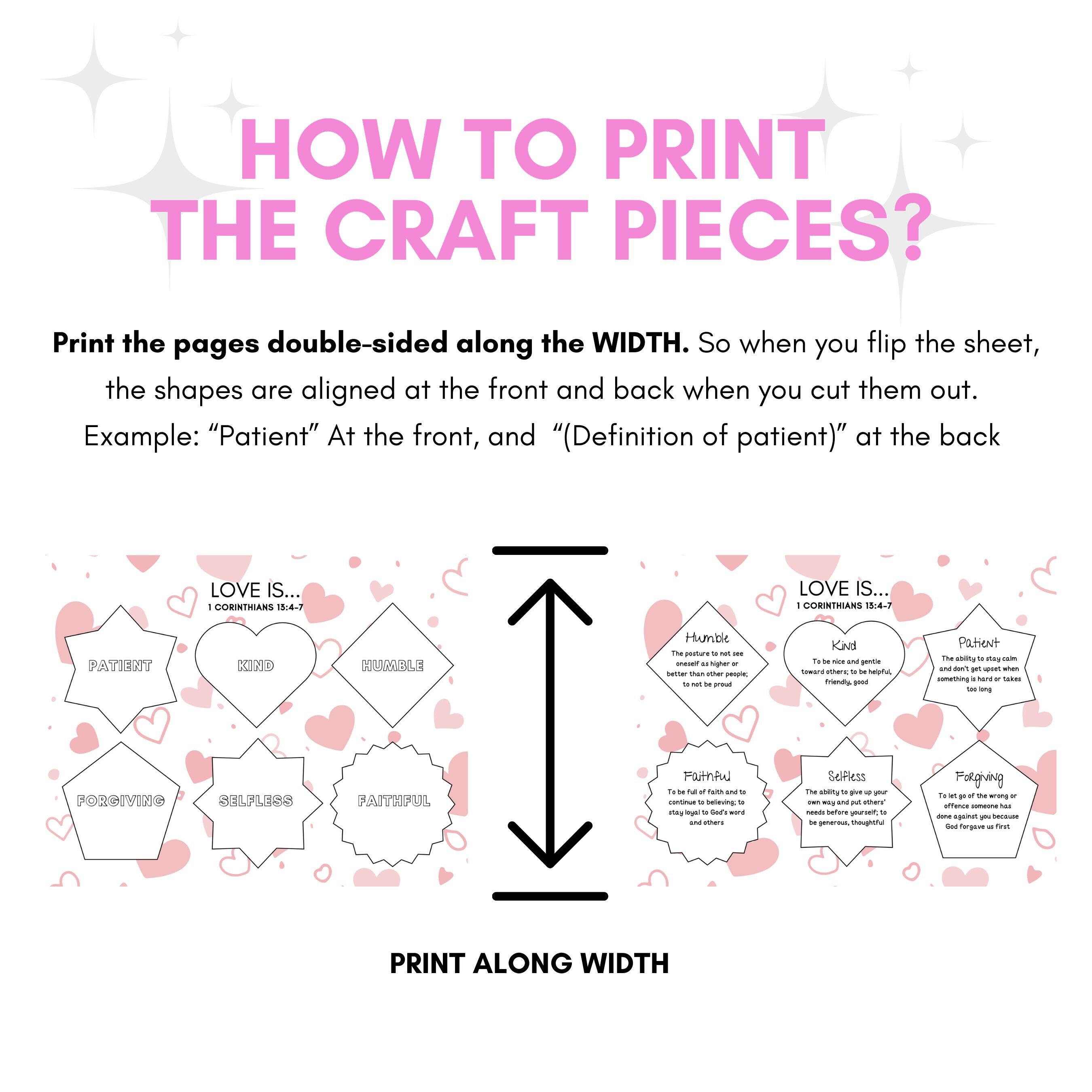 Christian Valentines Day Heart Cookie Craft Bible Lesson 1 Corinthians ...