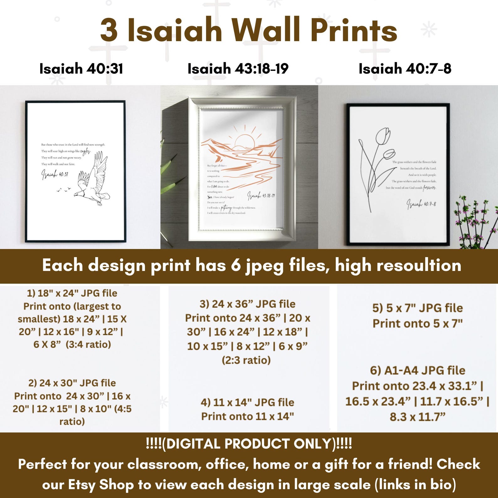 85+ Bible Colouring Pages and Wall Art Set of 3, Bundle Printable Bible ...