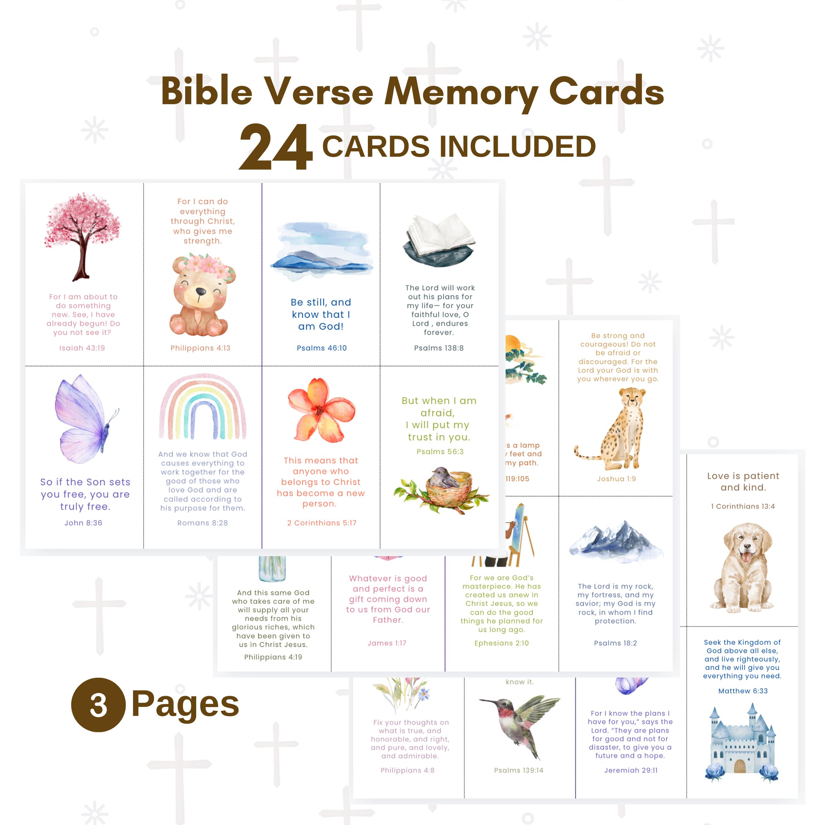 85+ Bible Colouring Pages and Wall Art Set of 3, Bundle Printable Bible ...