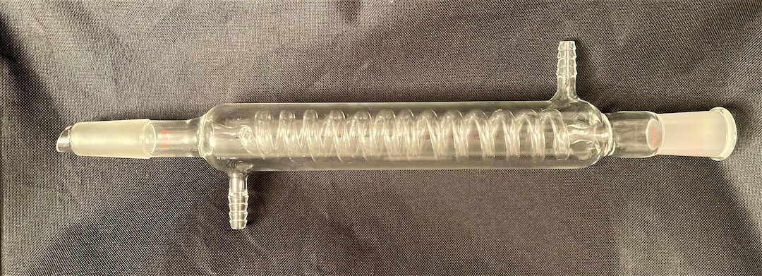 Glass Condenser for Distillation. 250 Mm Jacket Length. New - Etsy