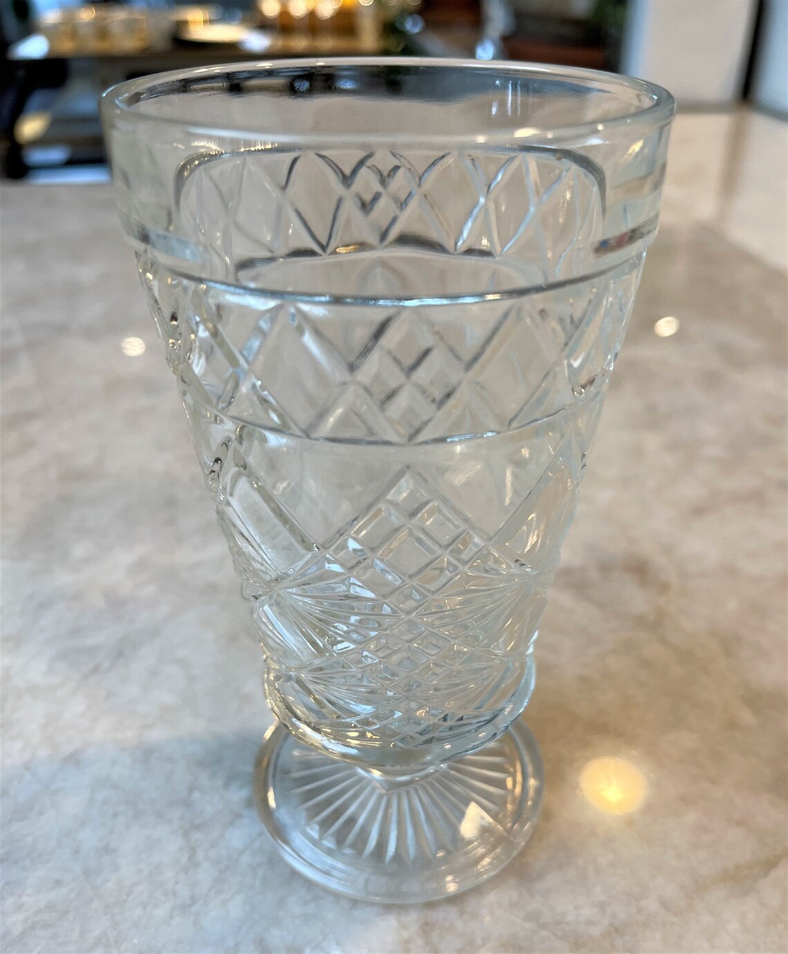 Hazel Atlas Big Top Peanut Butter Glasses. 5.5 Inches Tall. - Etsy