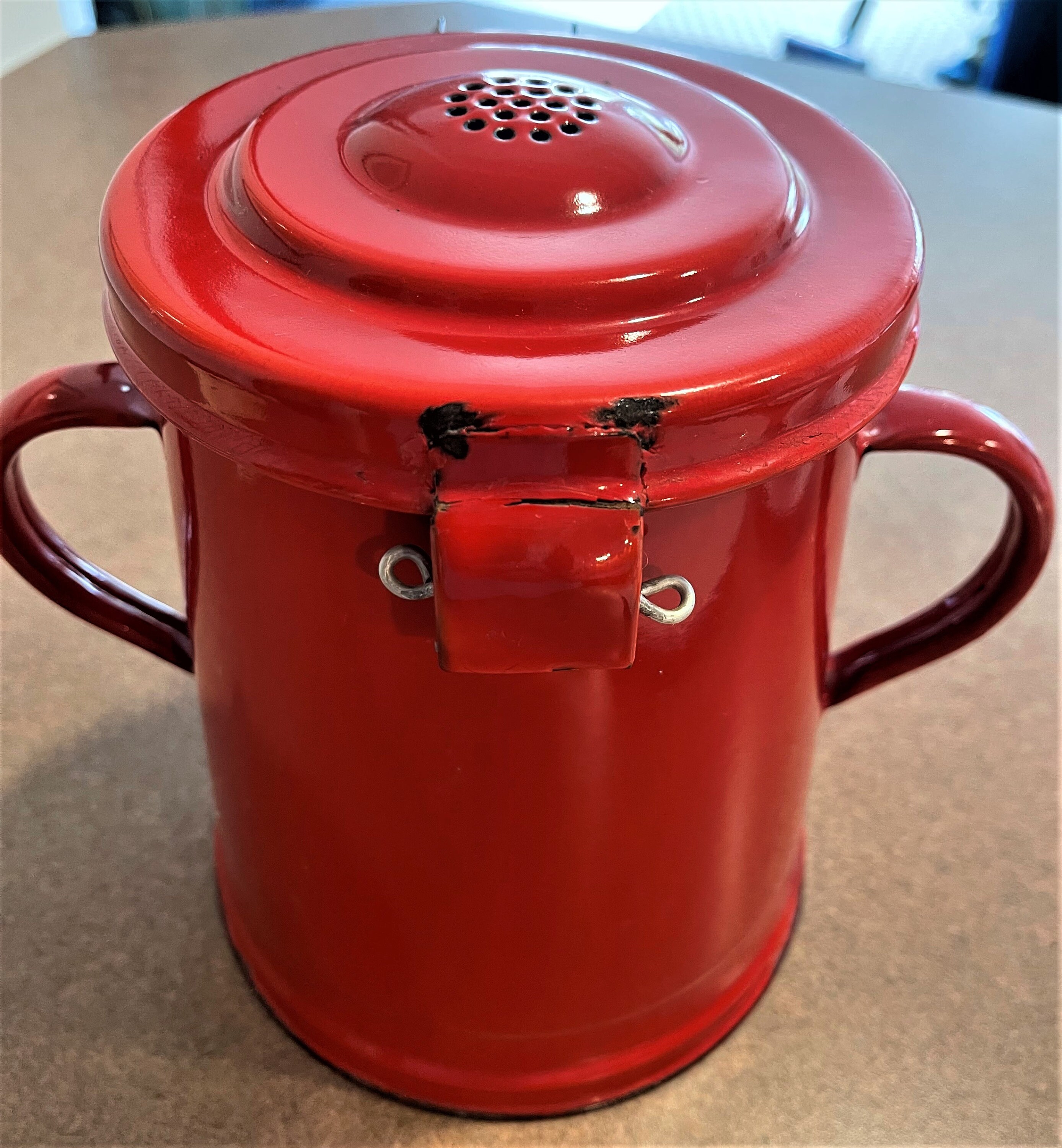 1950's Enameled Lard/grease Container - Etsy