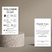 Editable Minimalist Polymer Clay Jewelry Care Card Template ...
