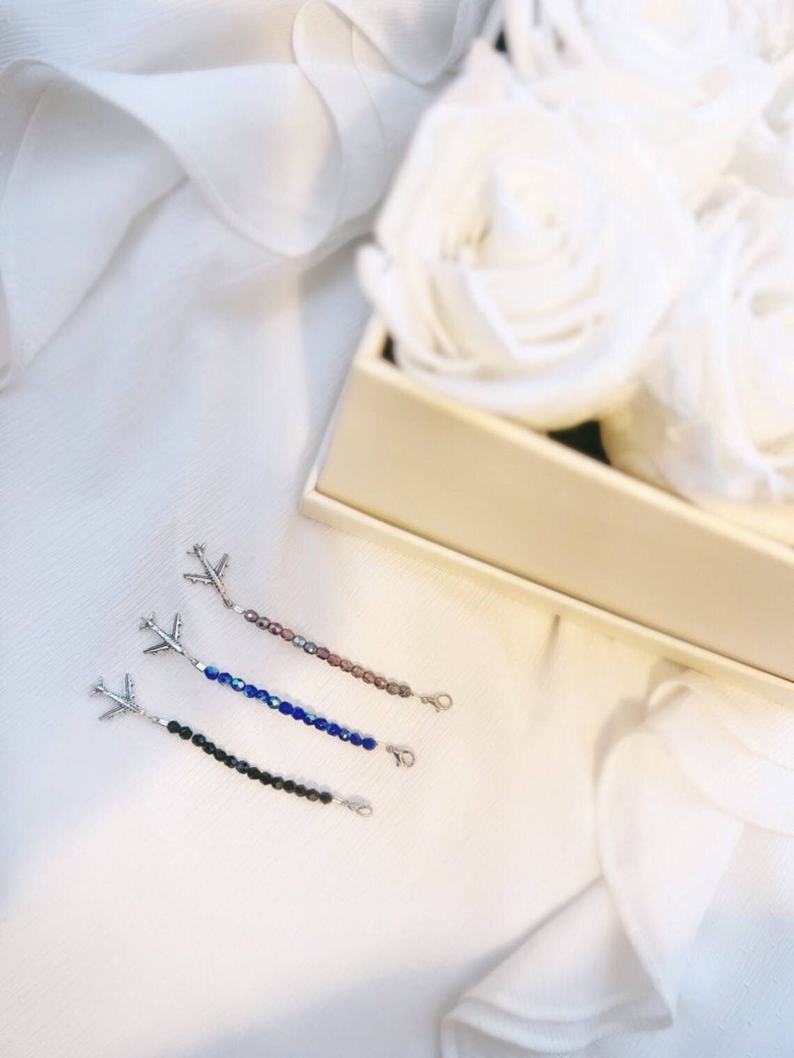 Handmade Flight Attendant Uniform Zipper Pull Airplane Zipper Charm ...