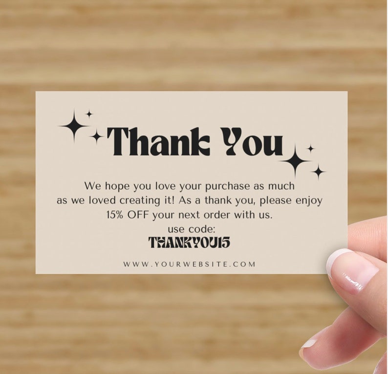 Polymer Clay Care Card | Aftercare and Thank You Card | Jewelry Thank ...
