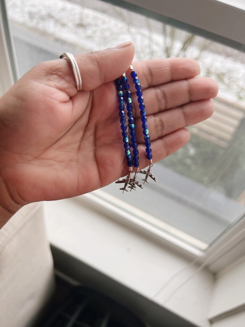 Handmade Flight Attendant Uniform Zipper Pull Airplane Zipper Charm ...