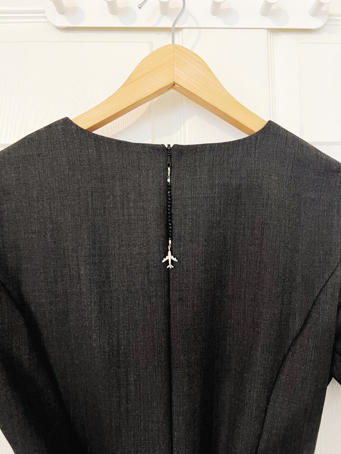 Handmade Flight Attendant Uniform Zipper Pull Airplane Zipper Charm ...