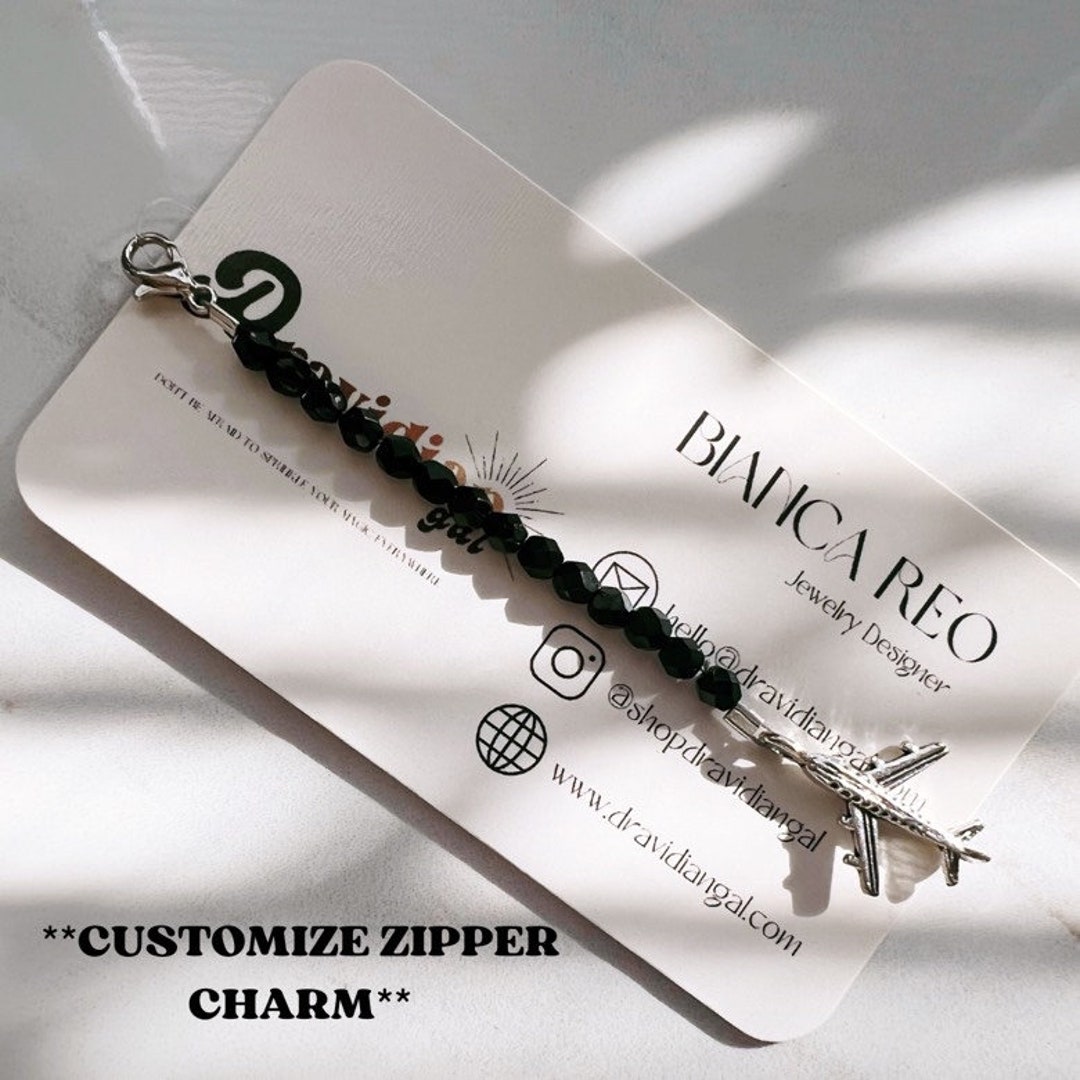 Flight Attendant Uniform Zipper Pull Airplane Zipper Charm Airline Gift ...