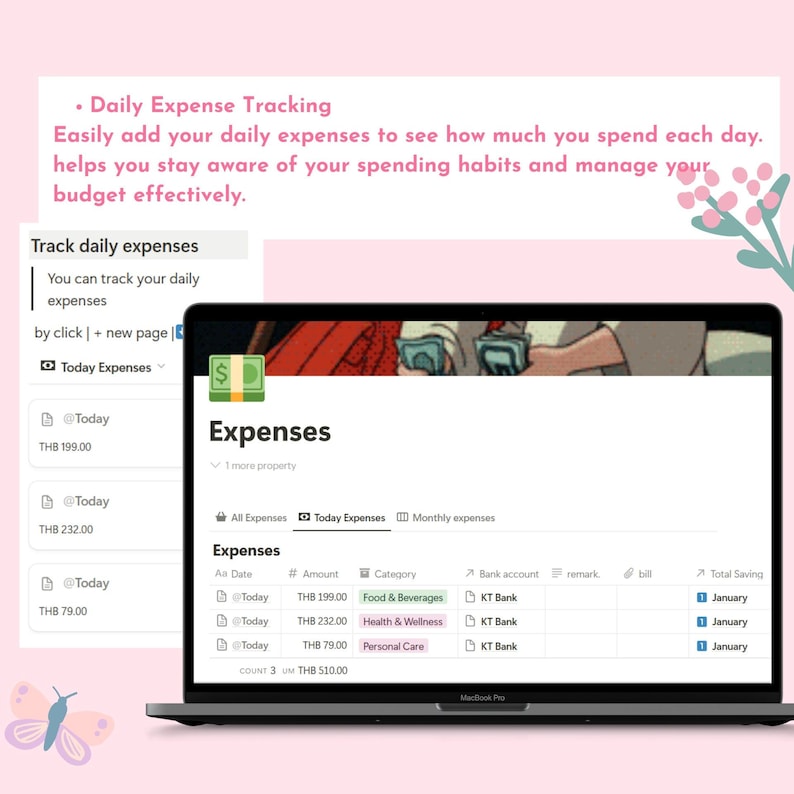 Ghibli Notion Money Tracker – Budget and Expense Planner (digital) - Etsy