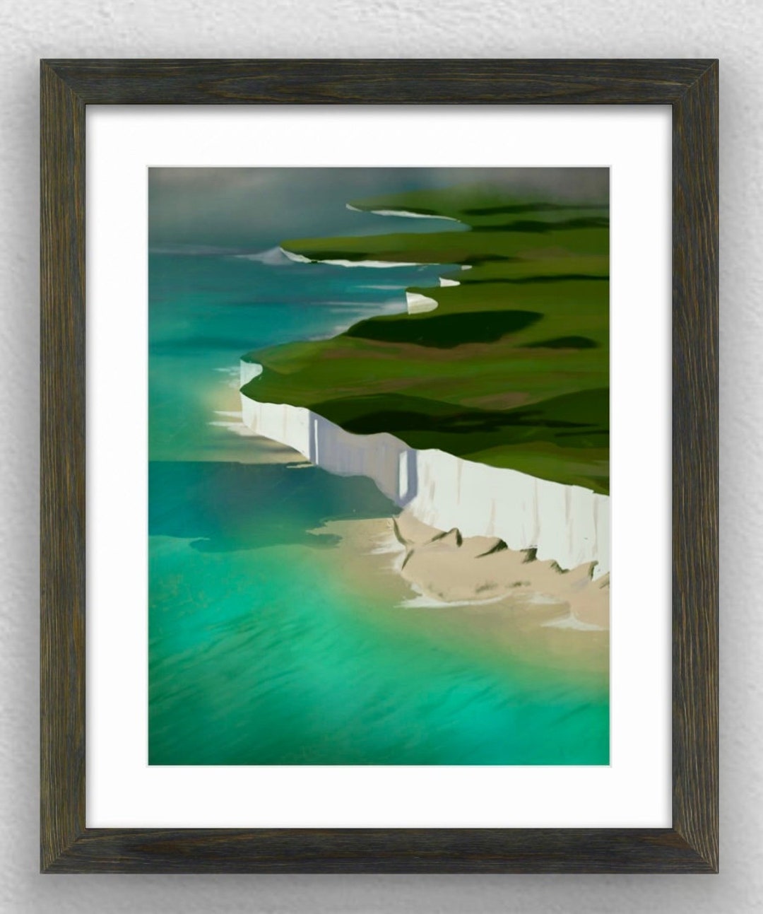 White Cliffs of Dover Art Print - Etsy