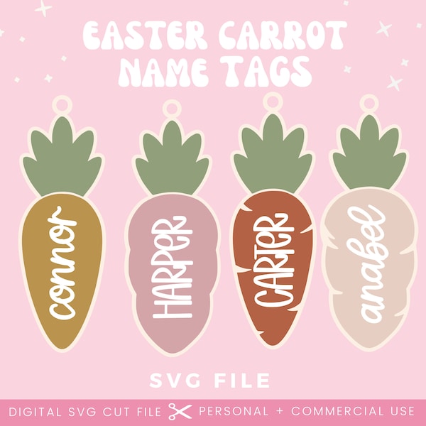 Carrots for the Easter Bunny Svg - Etsy