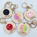 Smiley Face Keychain SVG | Smiley Bag Tag SVG | Retro Keychain | Smile ...