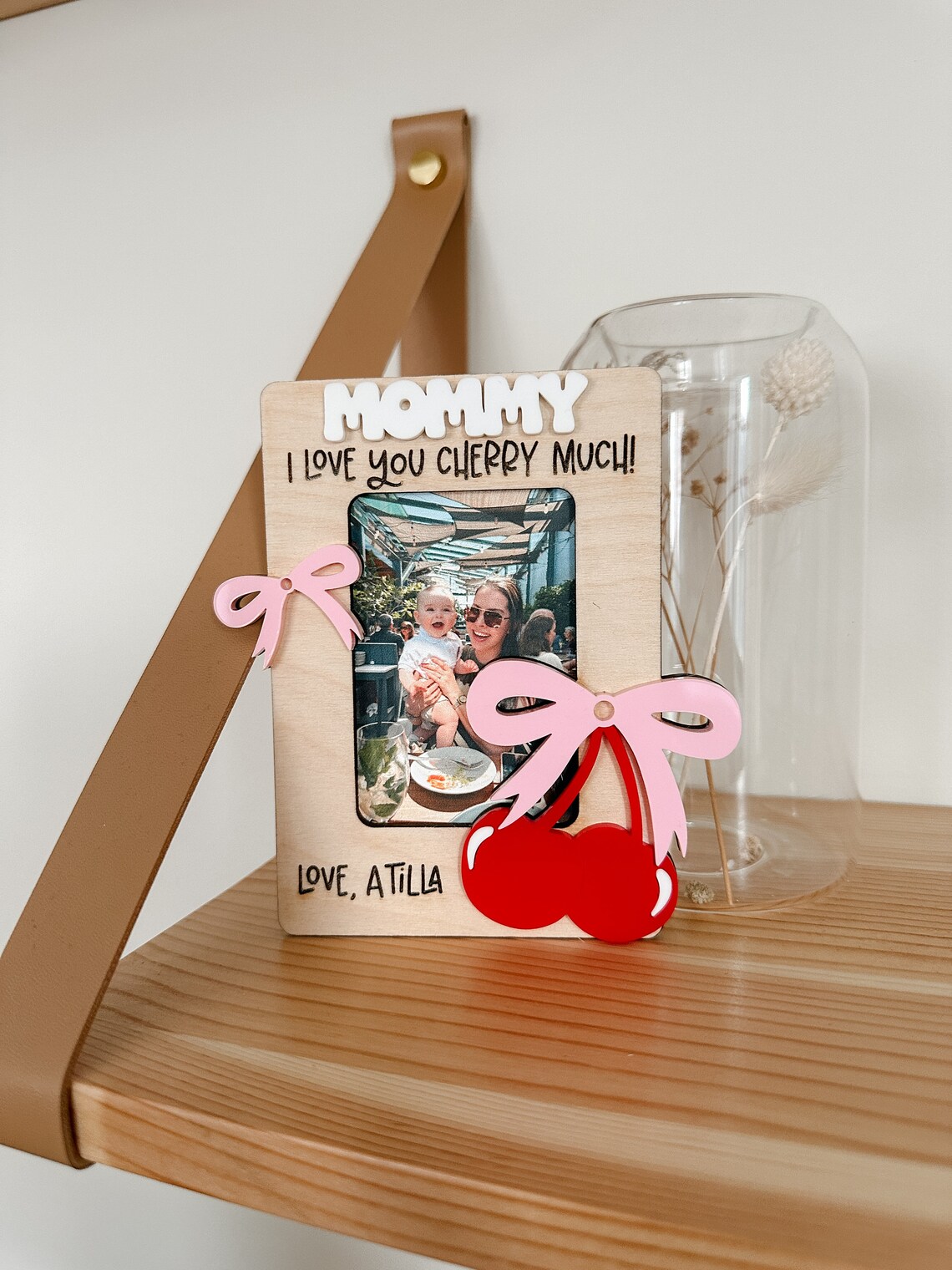 Mother's Day Photo Magnet Frame SVG: 'mommy, I Love You' Laser Cut File ...