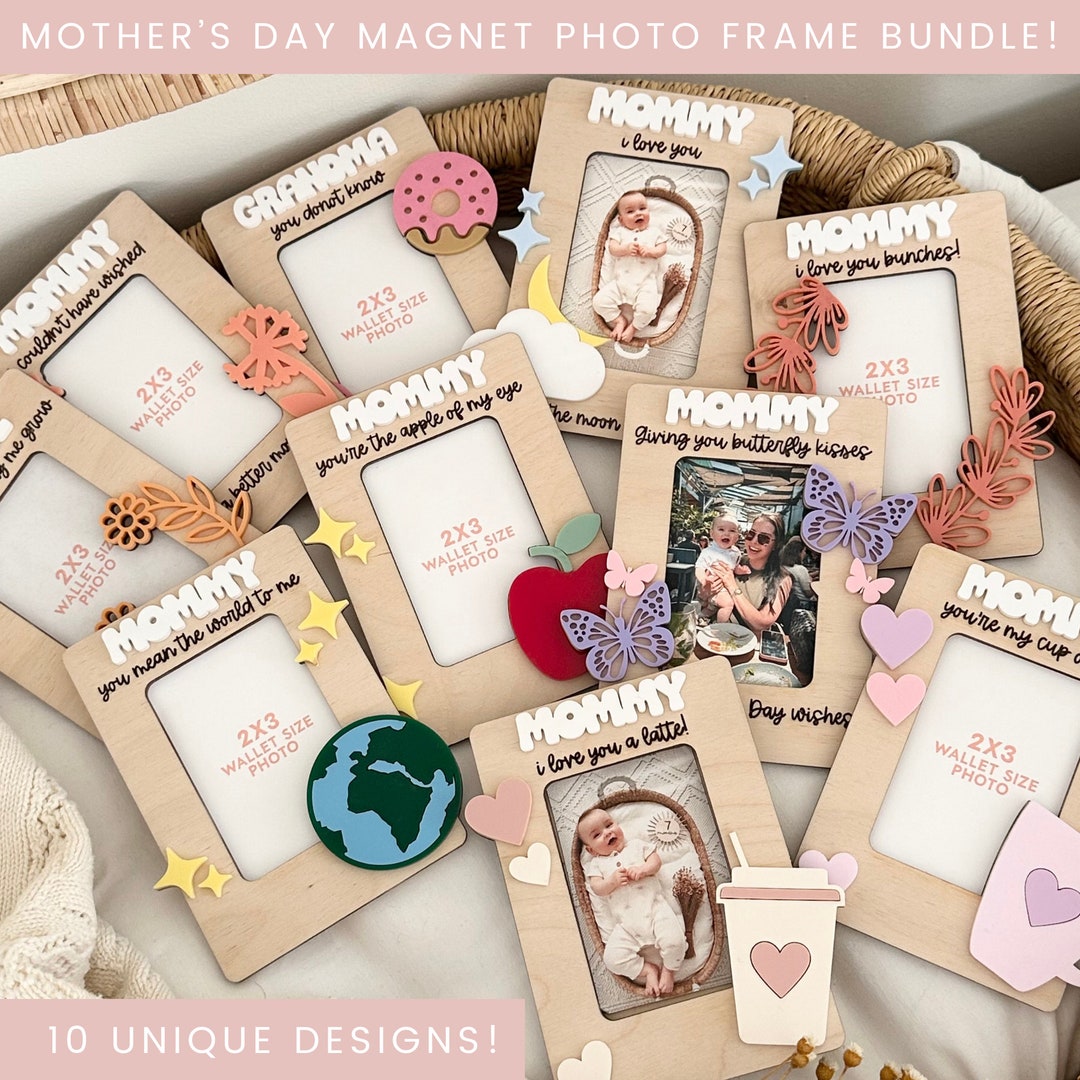 Mother's Day Fridge Magnet Photo Magnet Frame SVG Fridge Magnet Svg ...