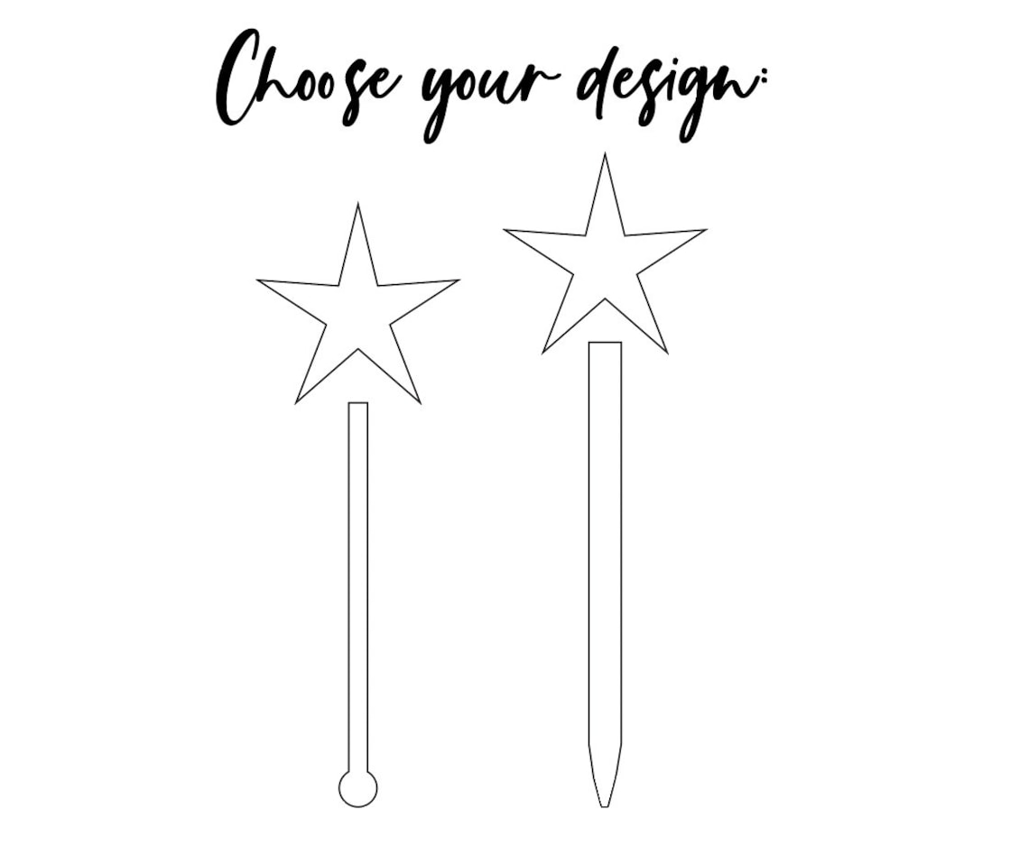 Stir Stick Base Template: Digital SVG File for Glowforge (digital ...
