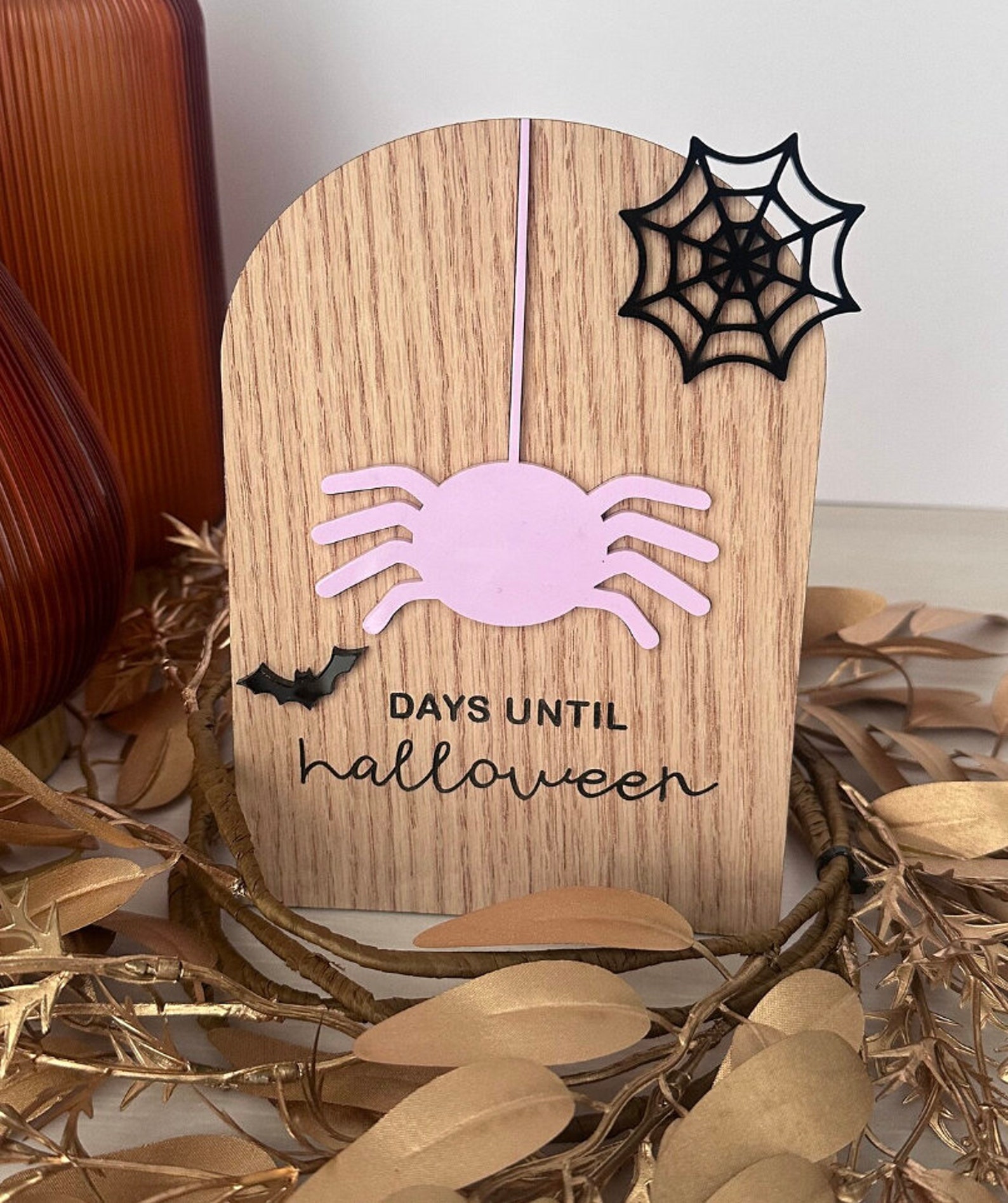 Halloween Countdown Sign SVG Bundle: Erasable Kids Sign (digital ...