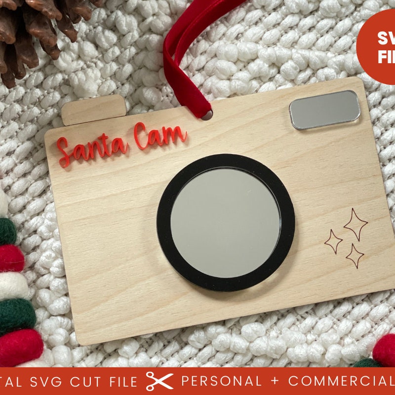Santa Cam Svg - Etsy