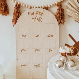 My First Year Sign SVG Baby Milestone Sign SVG 12 Months of Sign ...