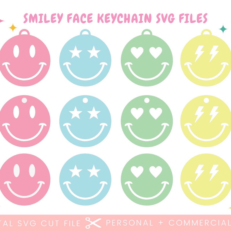 Smiley Face Card - Etsy