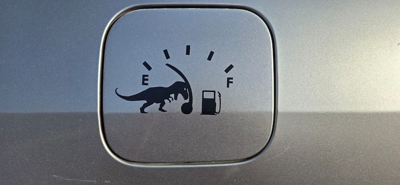 Fuel Gauge, Dino, T-rex, Gas, Car, Vehicle, Vinyl, E, F, Dial, Car ...