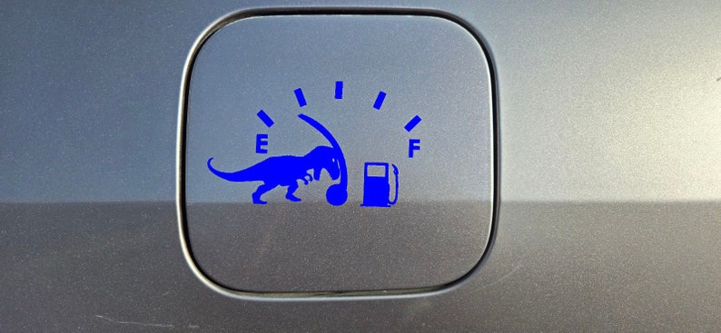 Fuel Gauge, Dino, T-rex, Gas, Car, Vehicle, Vinyl, E, F, Dial, Car ...