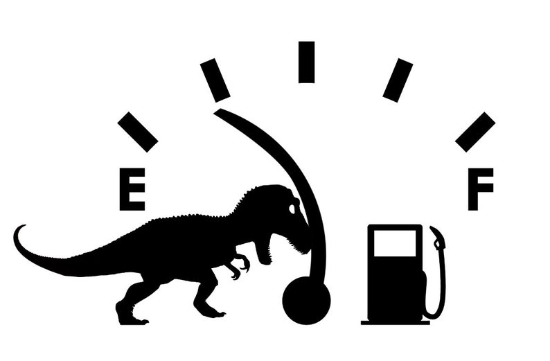 Fuel Gauge, Dino, T-rex, Gas, Car, Vehicle, Vinyl, E, F, Dial, Car ...