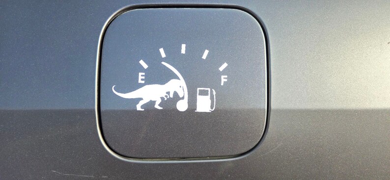 Fuel Gauge, Dino, T-rex, Gas, Car, Vehicle, Vinyl, E, F, Dial, Car ...