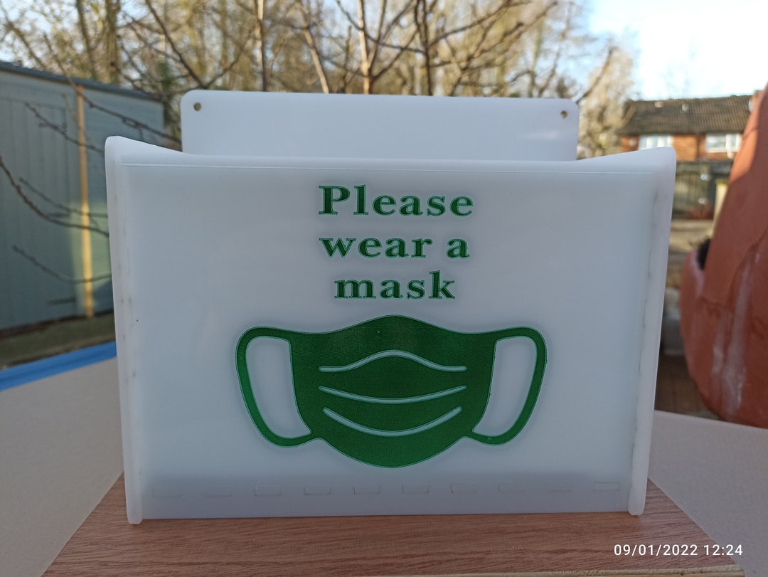 Wall Mounted Mask Dispenser (digital File Only) - Etsy