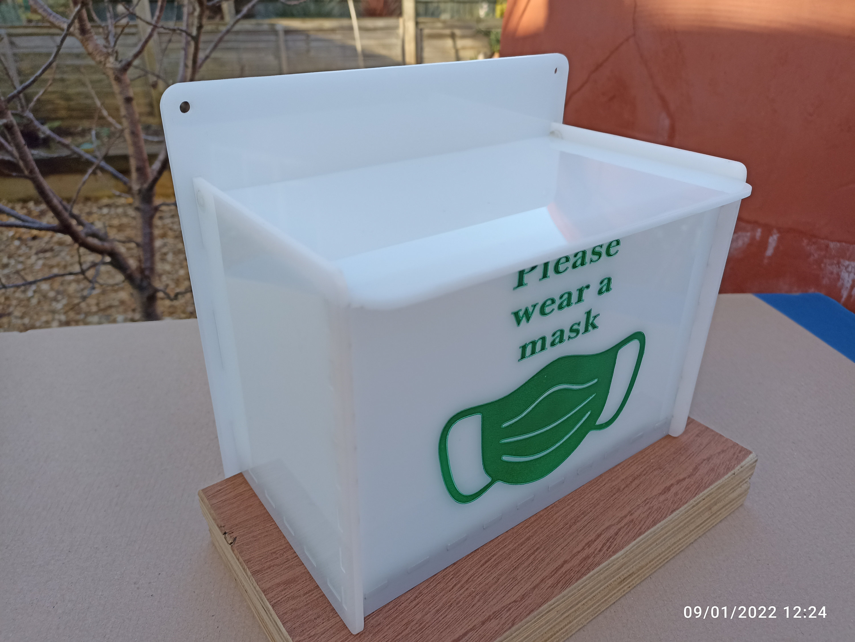 Wall Mounted Mask Dispenser digital File Only (Instant Download) - Etsy