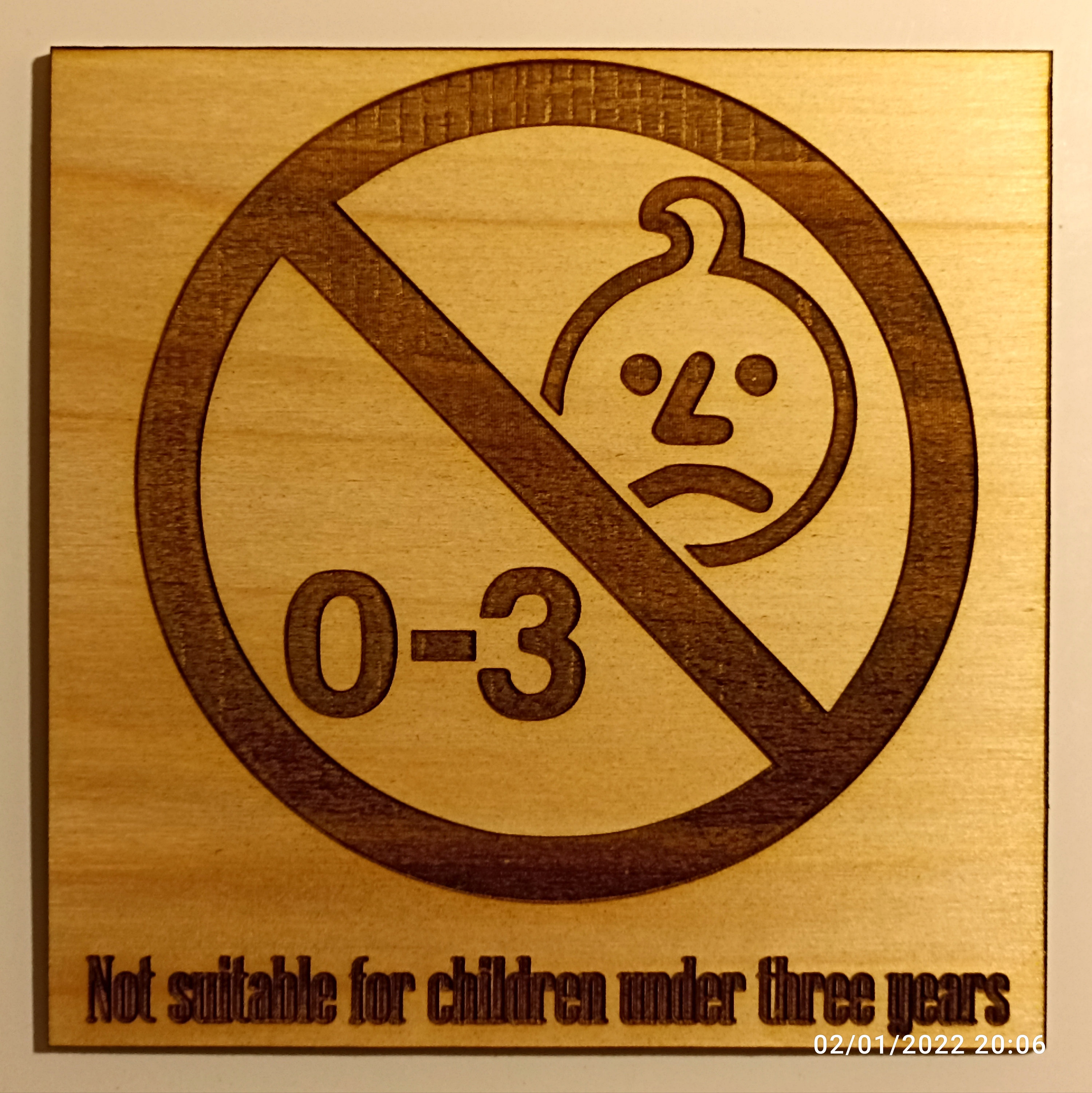 Not Suitable For Under 3 Symbol