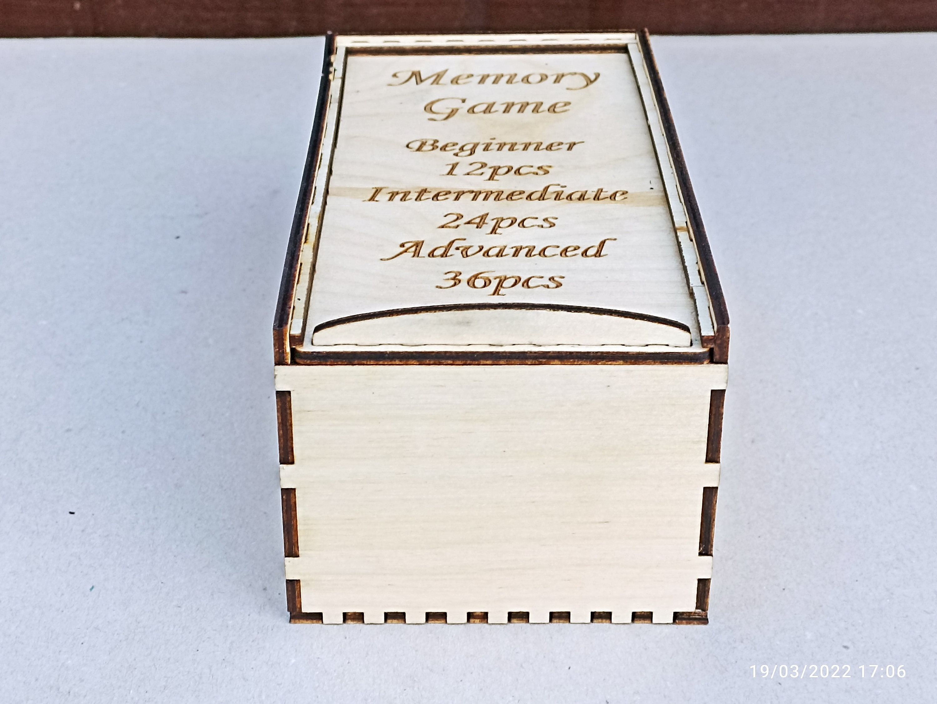 Memory Game Box Set 3mm (digital File Only) - Etsy