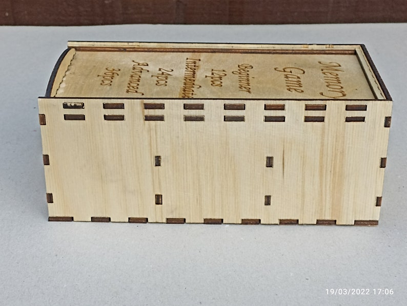 Memory Game Box Set 3mm (digital File Only) - Etsy