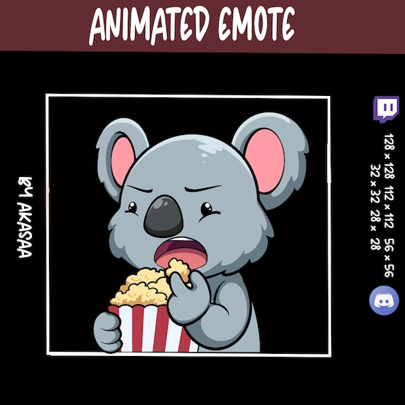 Eating Popcorn Animation