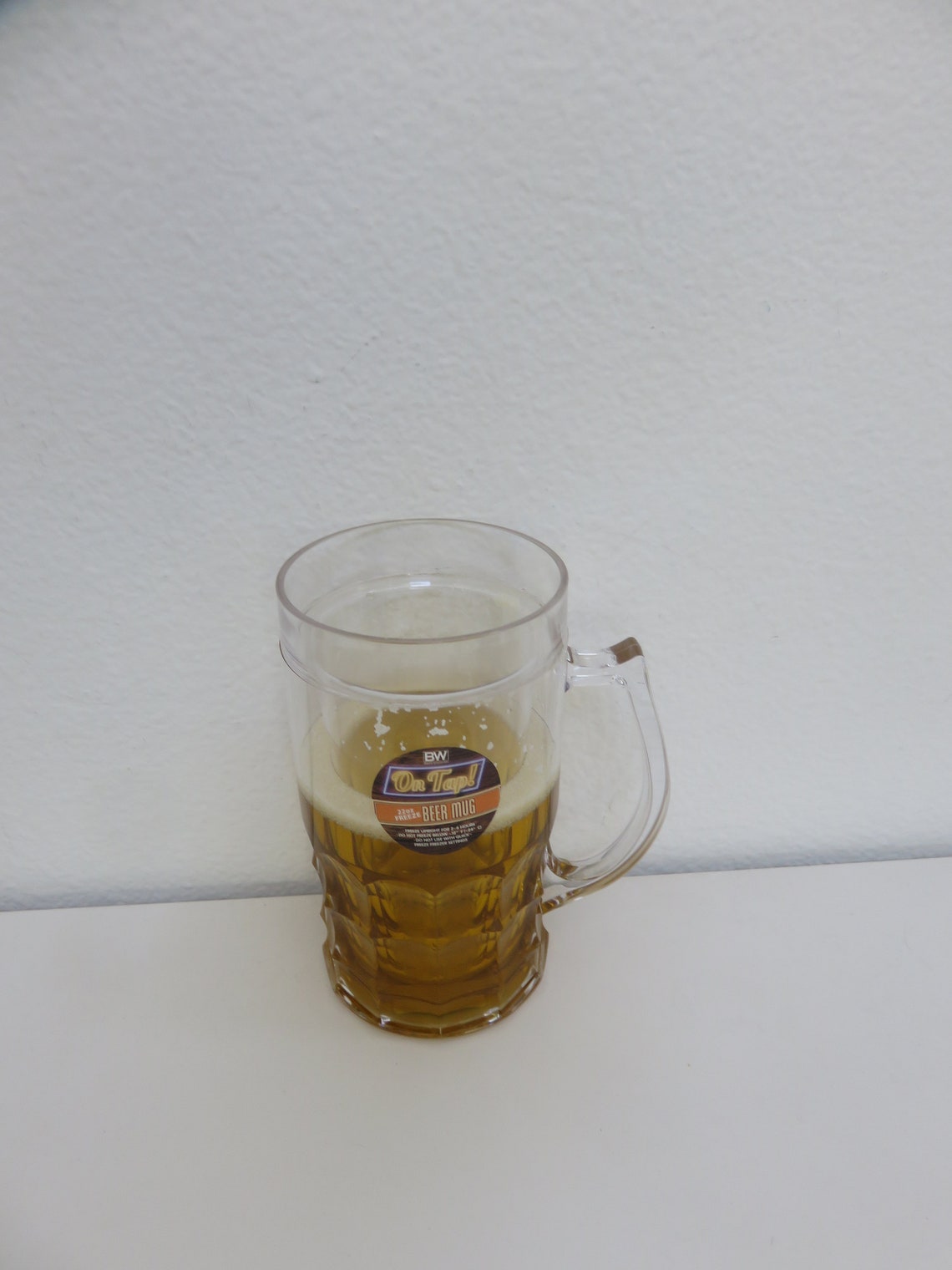 BW 22oz on Tap Beer Beverage Freezer Double Walled Mug Stein W/handle ...