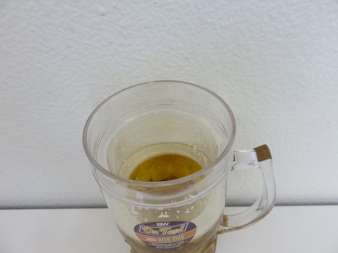 BW 22oz on Tap Beer Beverage Freezer Double Walled Mug Stein W/handle ...