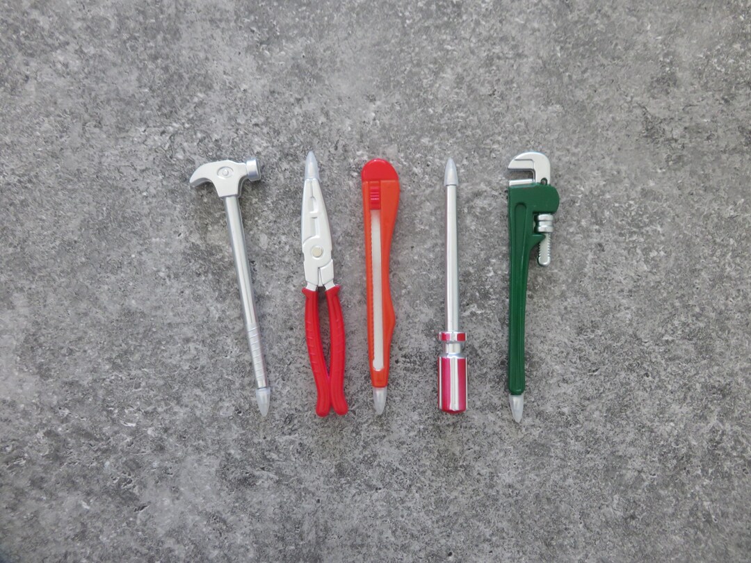 Tool Pen, Ballpoint Pen Construction, Pen Point Style, Black Ink 5 Set ...