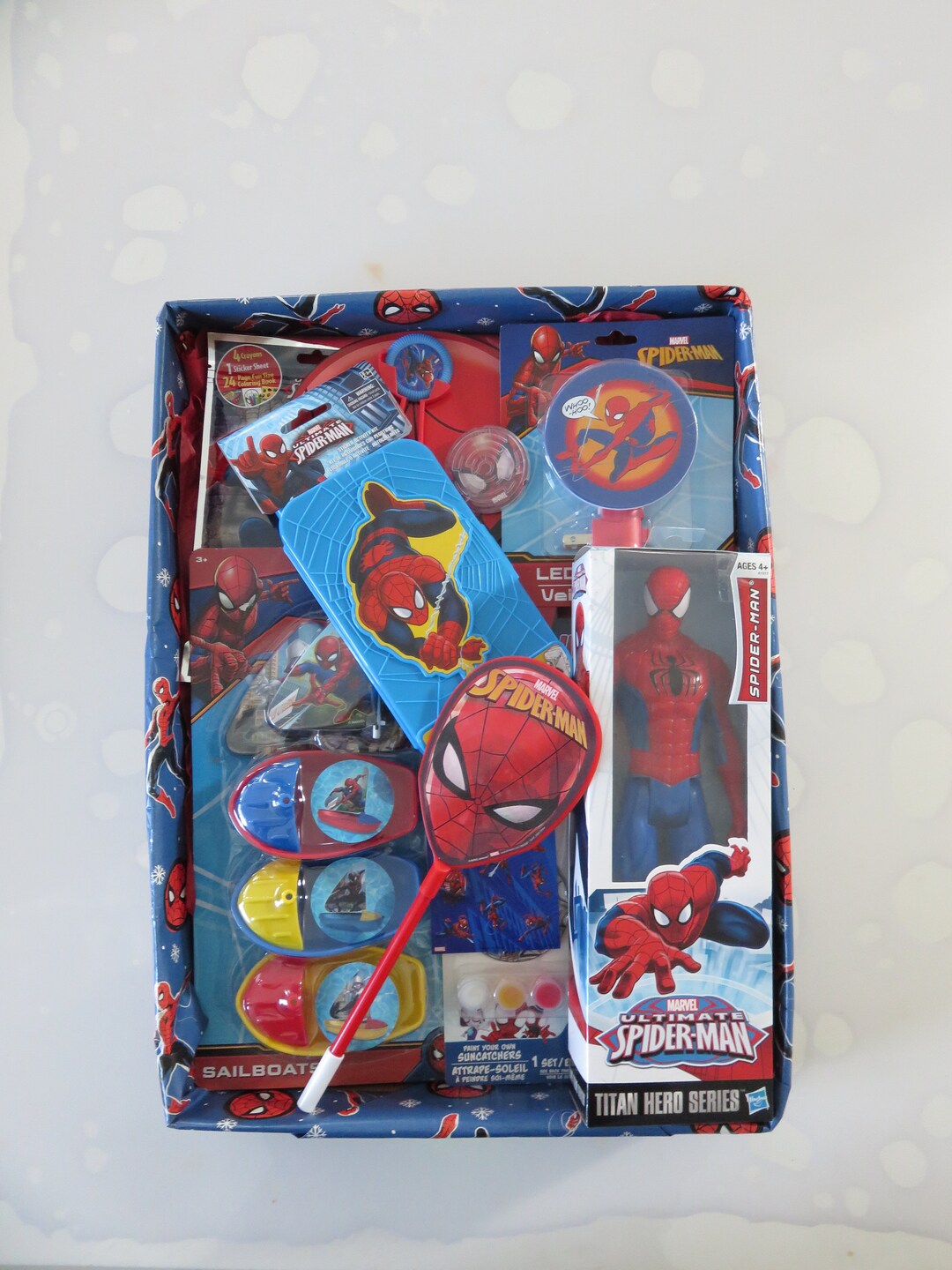 12 Items 052 Spider-man Gift Basket Box Christmas - Etsy