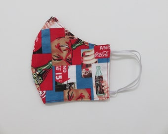 Coca Cola Face Mask - Etsy