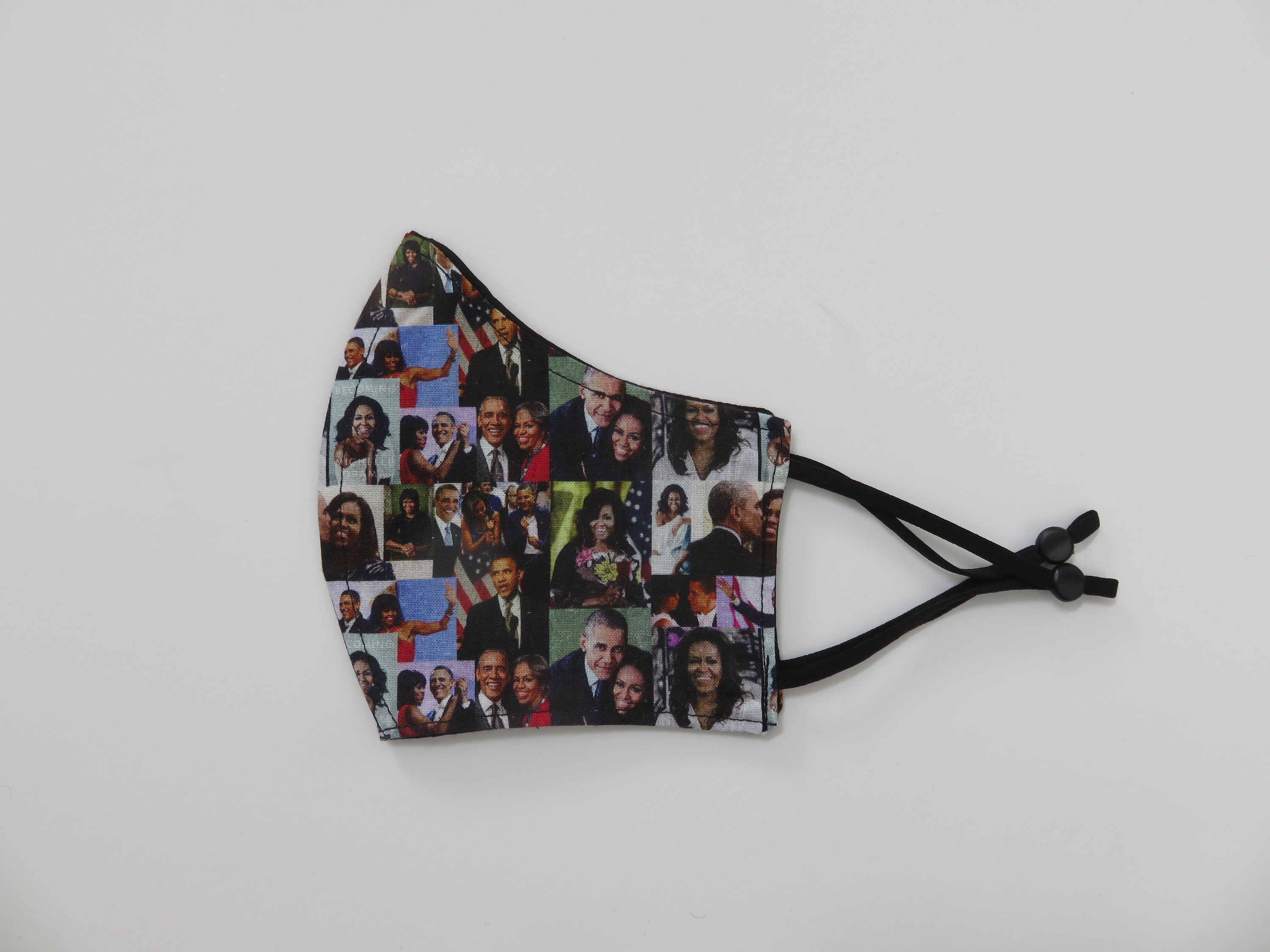013 Barack & Michelle Obama Fabric Face Mask Cover Reusable - Etsy