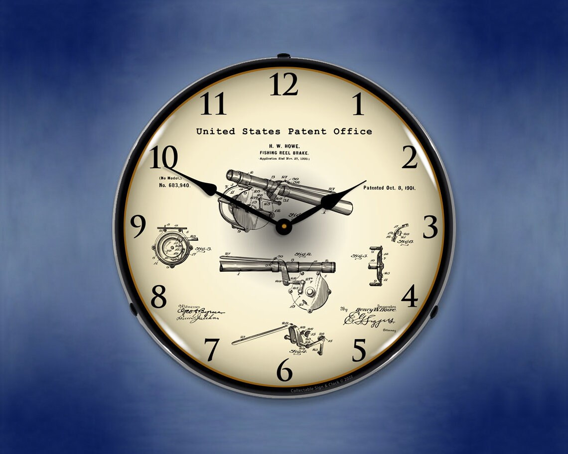 Fishing Reel Clock for sale | Only 2 left at -65%